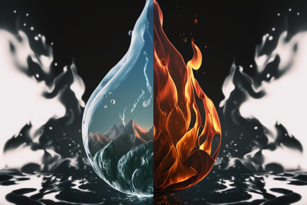 The 4 Elements - Kunstmalerier